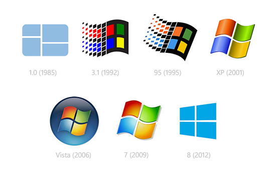 Windows logo qua các thời kỳ có ý nghĩa như thế nào? - Rubee