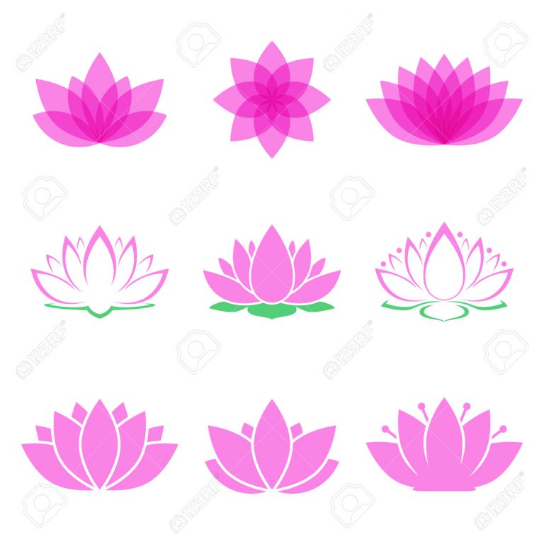 Mẫu logo hoa sen đẹp và ý nghĩa - Rubee